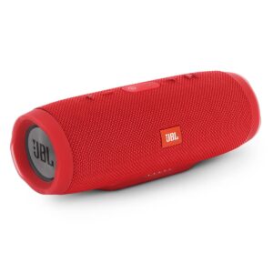 jbl charge 3 - waterproof portable bluetooth speaker (red)