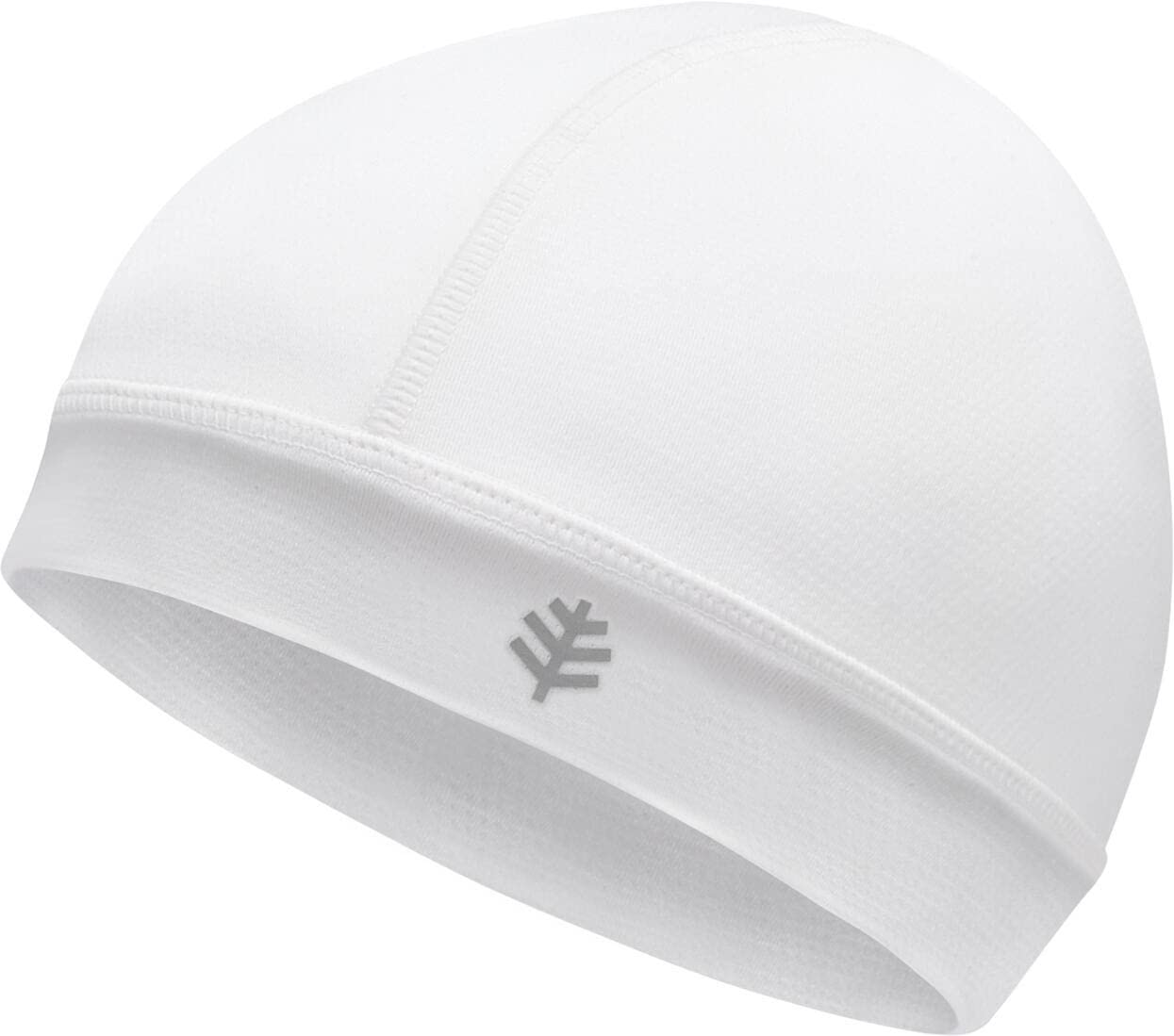 Coolibar UPF 50+ Unisex Hubbard UV Skull Cap - Sun Protective (Large/X-Large- White)