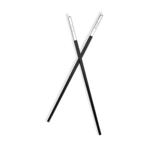 christofle silver plated uni black chinese chopsticks