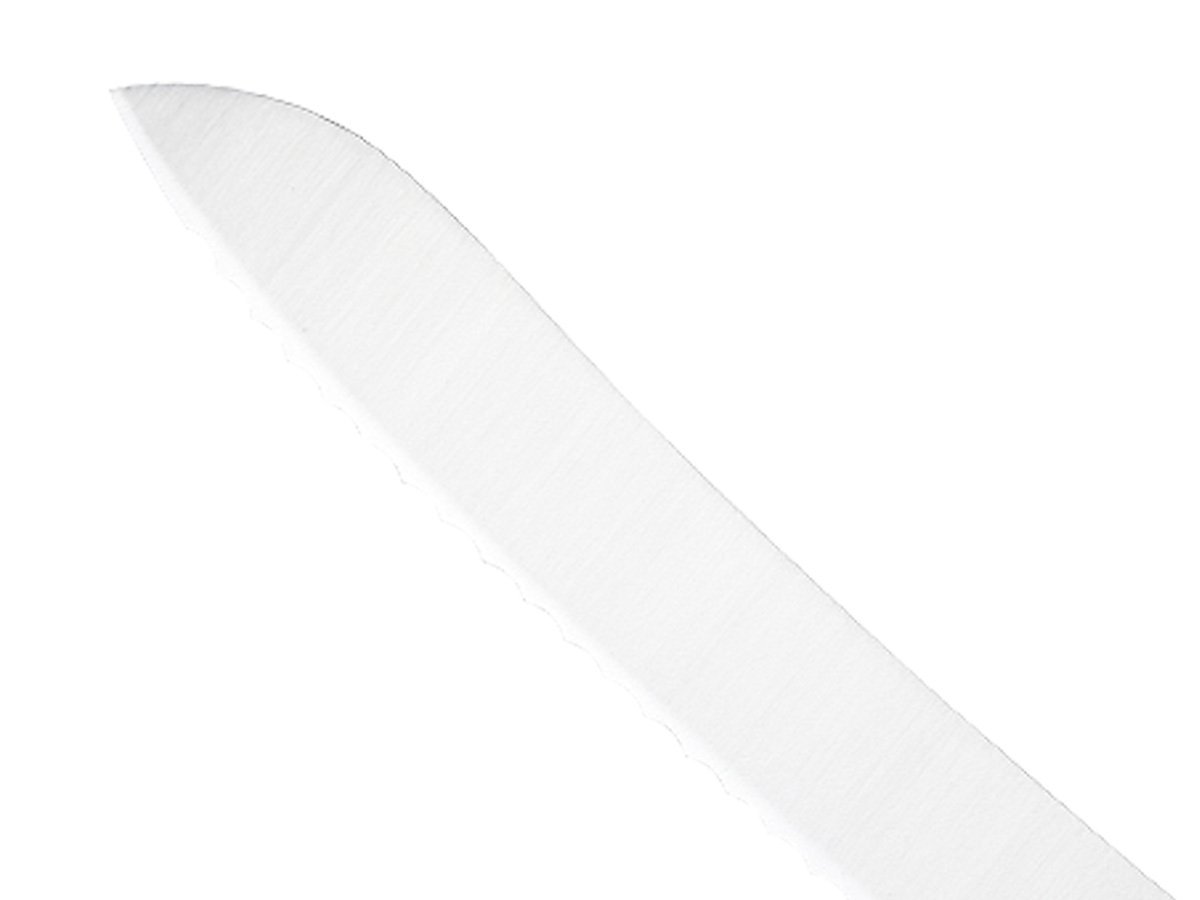 Mercer Culinary Millennia Colors 9-Inch Offset Wavy Edge Bread Knife, Blue