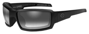 harley-davidson mens jumbo light adjusting sunglasses, smoke gray lenses hdjum05