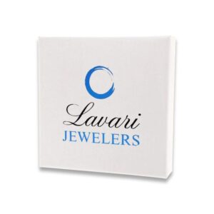 1/10 Carat Blue Aquamarine Round Stud Earrings for Women I 14k White Gold Earrings I 3mm March Birthstone 4-Prong Setting I Push Back Studs by Lavari Jewelers