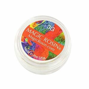 Magic Rosin - 3G Shattered Glass - Premium Grade Instrument Rosins for Violin, Viola and Cello Bows - Excellent Grip - Delivers a Clear, Complex Tone - Purified Transparent Pine Rosin - USA Made