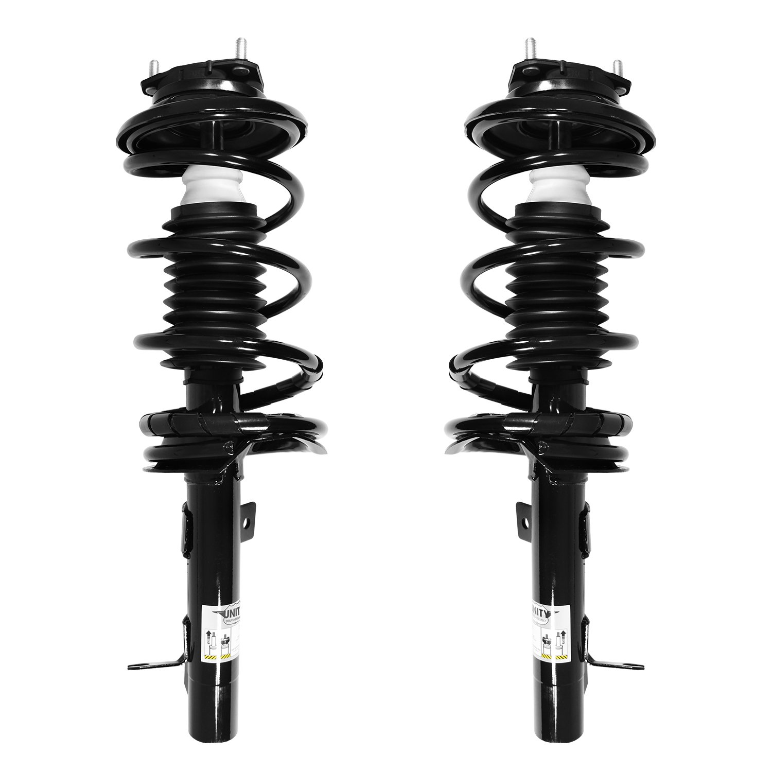 UNITY AUTOMOTIVE 2-11061-11062-001 Front 2 Wheel Complete Strut Assembly Kit