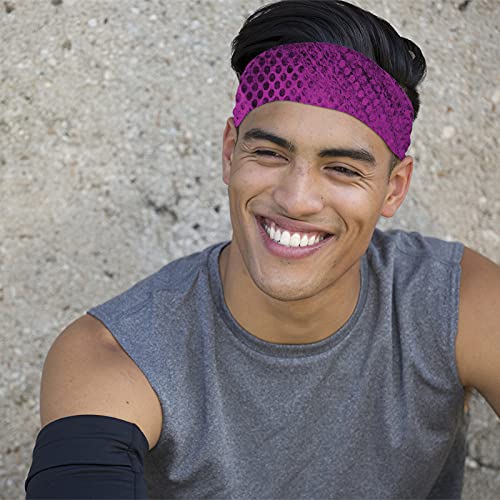 Bondi Band Pink Treads Moisture Wicking 4" Headband