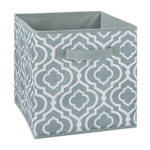 closetmaid 1842 cubeicals fabric drawer, iron gate gray print