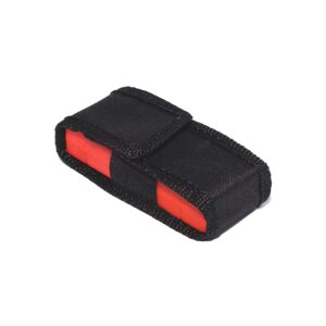 VIPERTEK VTS-881 Micro Stun Gun for Self Defense Rechargeable with LED Flashlight, Red