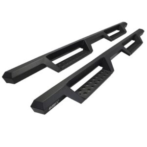 westin 56-13715 hdx drop nerf step bars fits 07-18 silverado sierra 1500 dbl cab 19 silverado 1500ld sierra 1500 limited dbl cab 07-19 2500 3500 dbl cab (excl. 2007 classic) textured black 1 pair