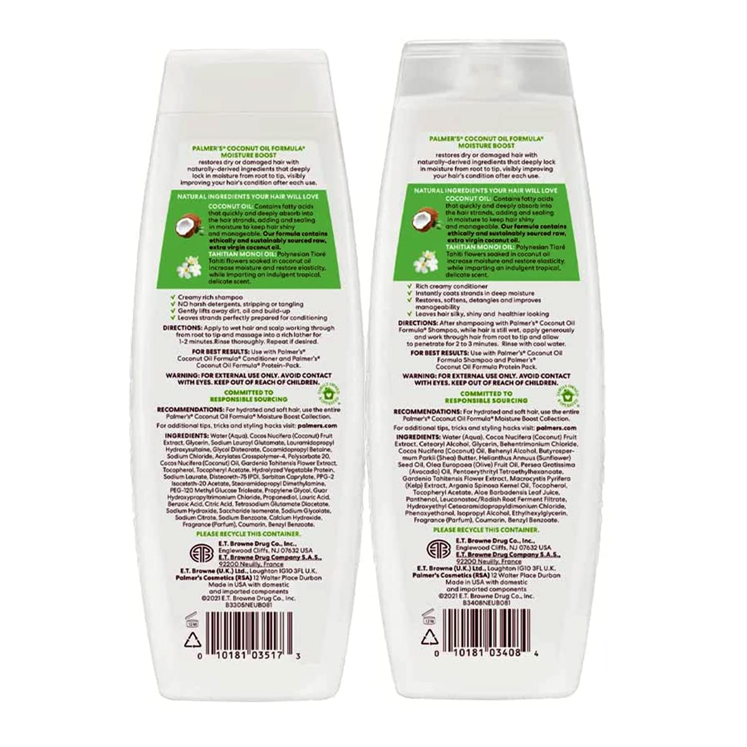 Palmer's Coconut Oil Formula Conditioning Shampoo & Repairing Conditioner