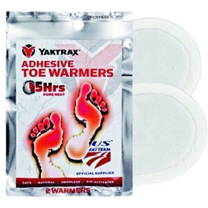 Yaktrax 5-Hour Adhesive Toe Warmer, 10 Pair