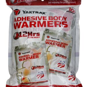 Yaktrax 12-Hour Adhesive Body Warmer, 10 Count