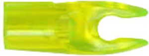 easton g pin nock large groove lemon lime 12 pk.