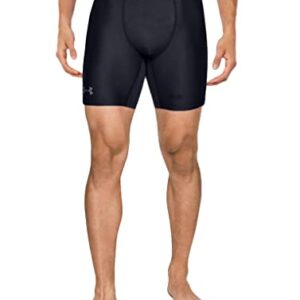 Under Armour Men's HeatGear Armour Mid Compression Shorts MD Black