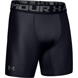 Under Armour Men's HeatGear Armour Mid Compression Shorts MD Black