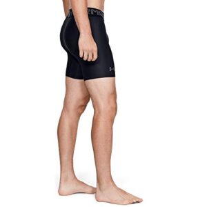 Under Armour Men's HeatGear Armour Mid Compression Shorts MD Black