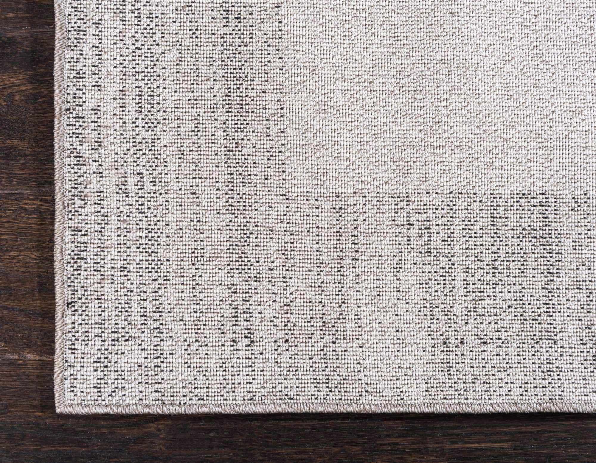 Unique Loom Del Mar Collection Area Rug - Abigail (5' 3" x 8' Rectangle, Light Gray/ Black)