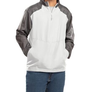 holloway sportswear raider pullover l carbon print/white