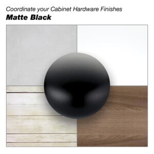 Richelieu Hardware BP905096900 Madison Collection 3 3/4-inch (96 mm) Center-to-Center Matte Black Modern Rectangular Cabinet and Drawer Bar Pull Handle for Kitchen, Bathroom, and Furniture