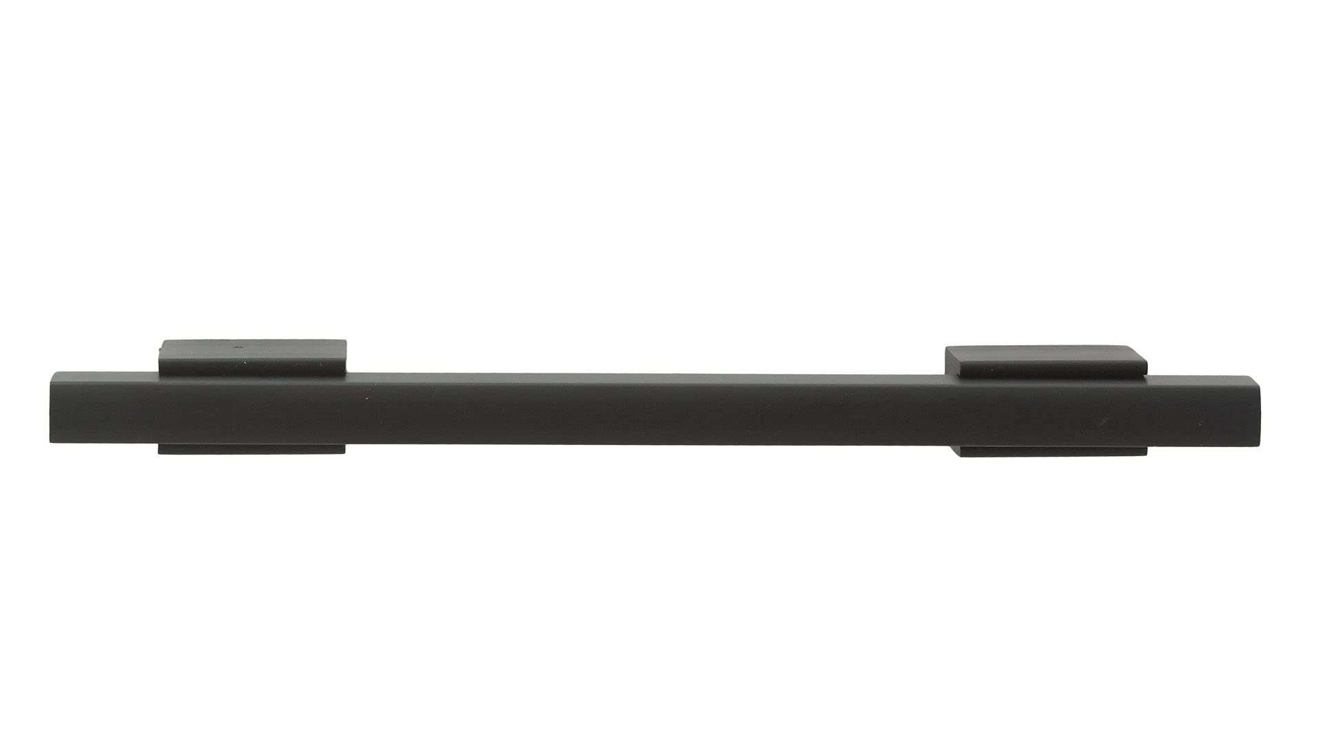 Richelieu Hardware BP905096900 Madison Collection 3 3/4-inch (96 mm) Center-to-Center Matte Black Modern Rectangular Cabinet and Drawer Bar Pull Handle for Kitchen, Bathroom, and Furniture