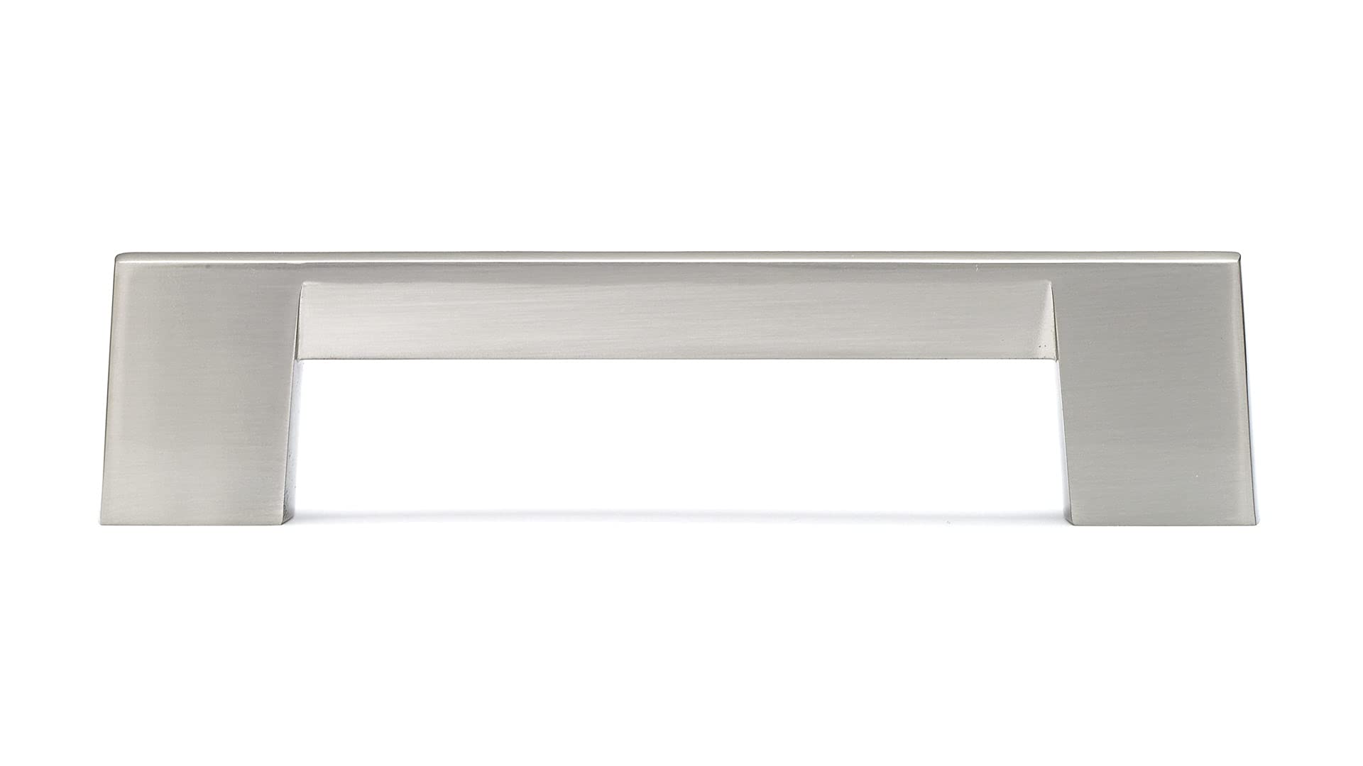 Richelieu Hardware BP86072128195 Wexford Collection 5 1/16-inch (128 mm) Center-to-Center Brushed Nickel Modern Cabinet and Drawer Pull Handle for Kitchen, Bathroom, and Furniture