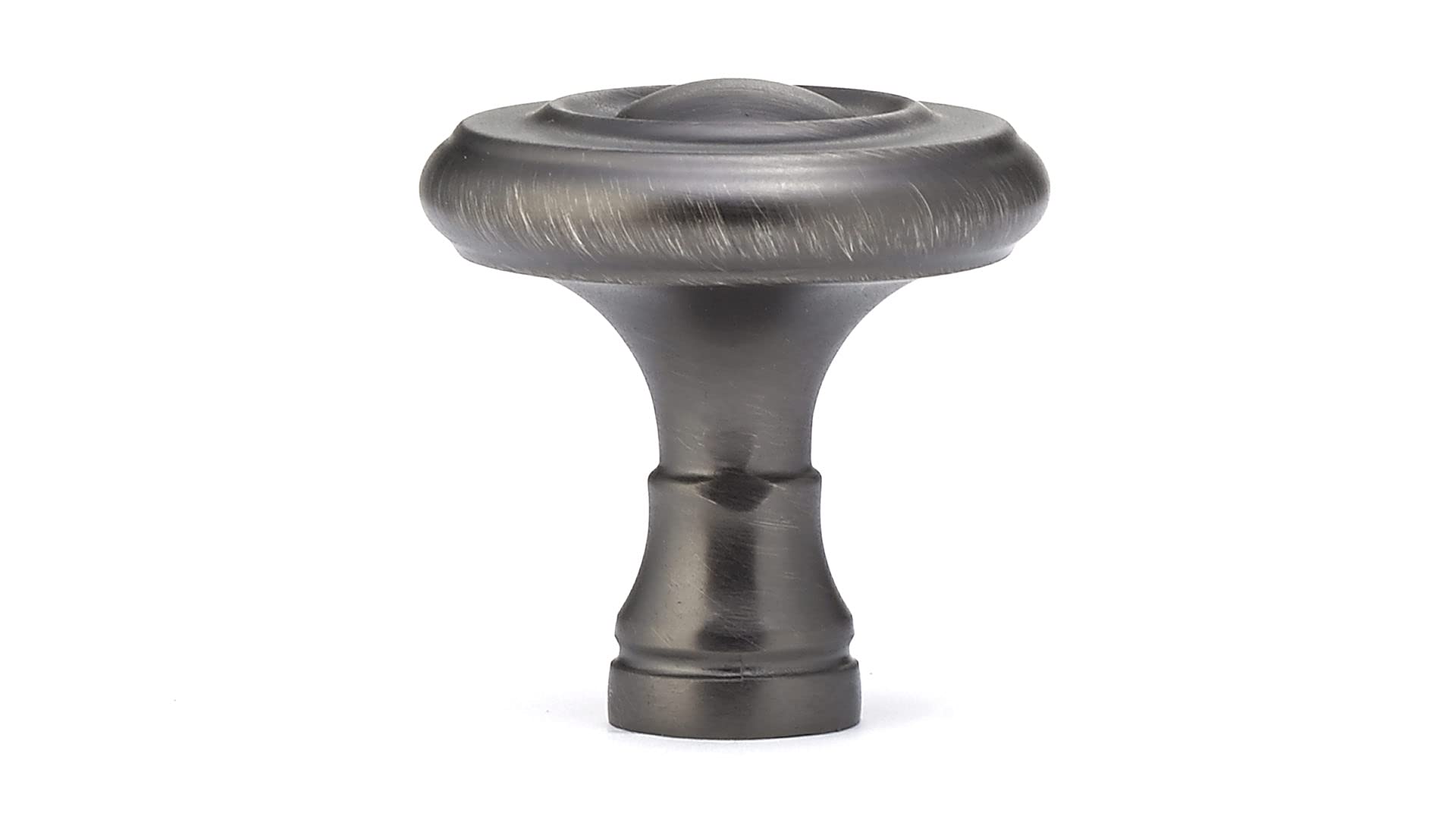 Richelieu Hardware BP74032143 Boucherville Collection 1 1/4-inch (32 mm) Antique Nickel Traditional Cabinet and Drawer Knob for Kitchen, Bathroom, and Furniture