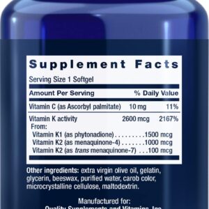 Life Extension Super K, 90 Softgels (Pack of 2)