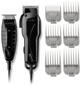 andis men's electric hair clippers and hair trimmers combo set with bonus free oldspice body spray included