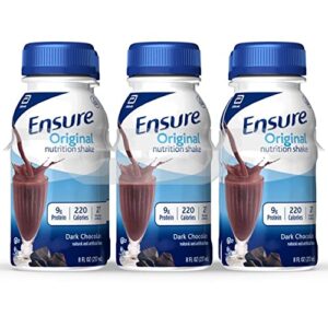 ensure complete balanced nutrition rich dark chocolate shake 6 pk - 8 oz