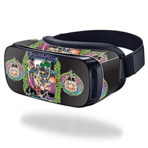 mightyskins skin compatible with samsung gear vr (original) wrap cover sticker skins brainwashed