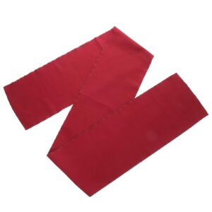 ultnice piano keyboard anti-dust cover key cover cloth for piano cleaning care burgundy