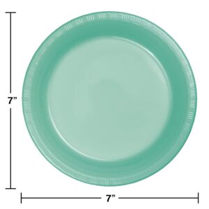 Creative Converting 318894 24 Count Paper Lunch Plate, 7", Fresh Mint