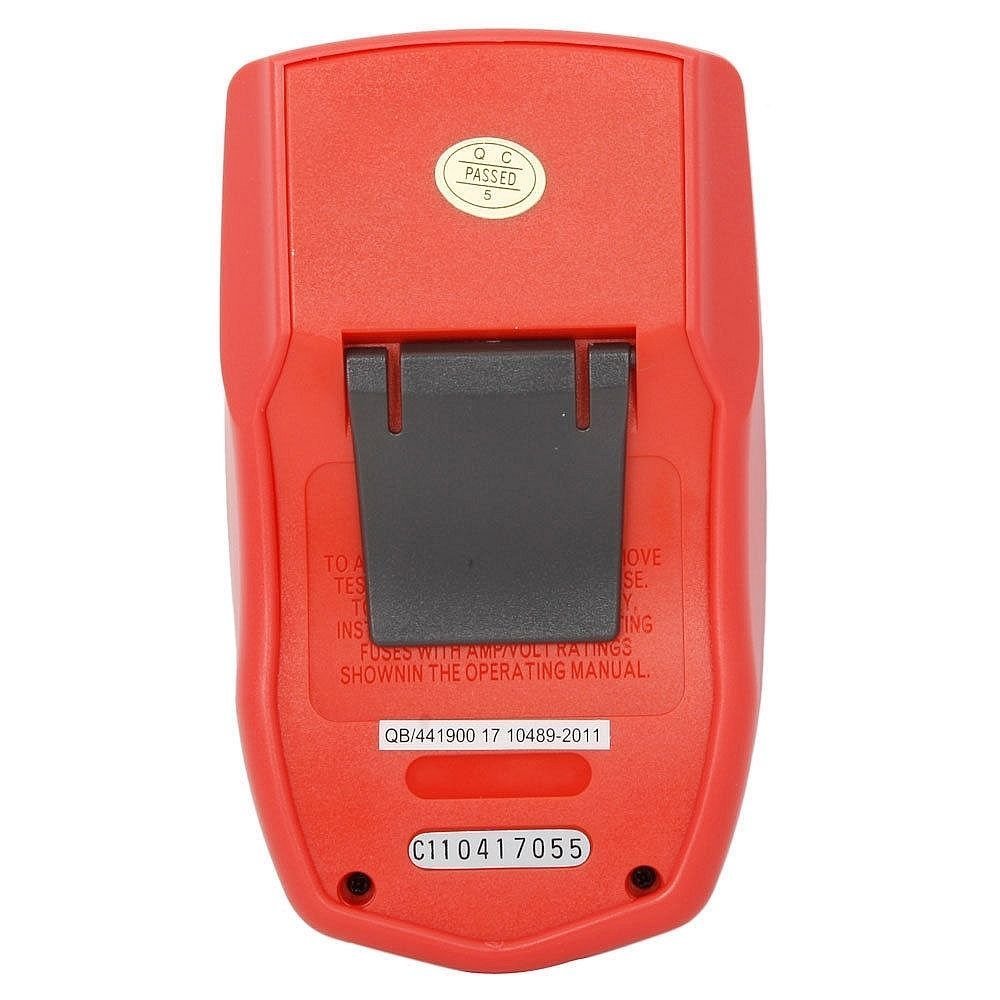 UT33A Digital Multimeter - UNI-T UT33A Handheld LCD Digital Multimeter Auto Range AC/DC Voltage DC Current Resistance Tester red+black