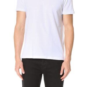 Emporio Armani Men's Cotton Crew Neck T-Shirt, White, Large