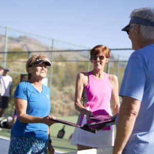 Amazin' Aces Graphite Pickleball Paddle | Racket Features Graphite Face & Honeycomb Polymer Core | Meets USAPA Specifications (Black)