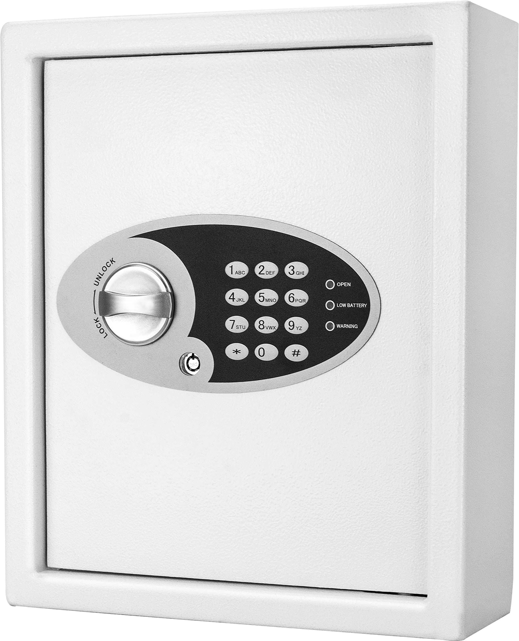 Barska Digital Keypad Wall Mount Safe Key Cabinet, 48 Position, White