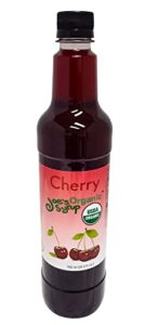 joe’s syrup organic flavored syrup, organic cherry, 750 ml