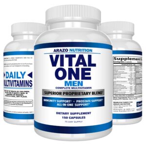 Vital One Multivitamin for Men – Daily Wholefood Supplement - 150 Vegan