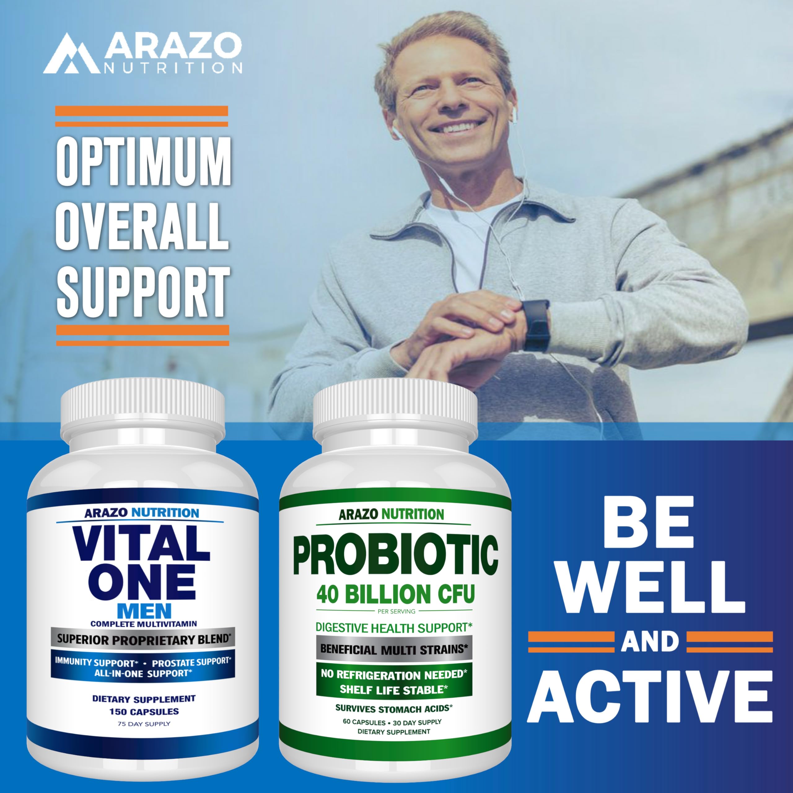 Vital One Multivitamin for Men – Daily Wholefood Supplement - 150 Vegan