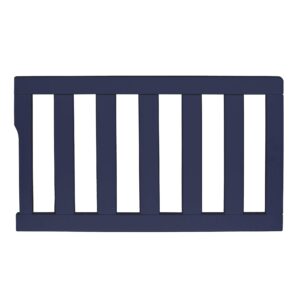 dream on me convertible crib toddler guard rail in royal blue, converts cribs to toddler beds, solid wood construction