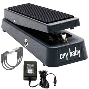 wawa pedal dunlop gcb95 the original cry baby wah wah with power adapter and patch cables