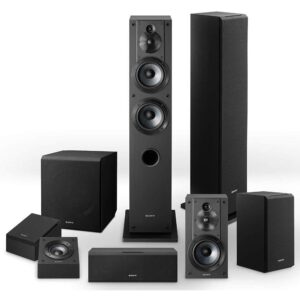 sony complete 8 speaker system- sscs3 (2), sscs5, sscs8, sacs9, sscse