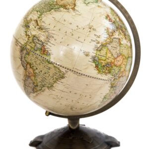 National Geographic Antique Globe 12". Made in The USA