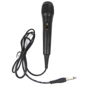 singing machine unidirectional dynamic microphone with 5 ft. cord