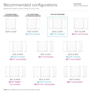 Munchkin® Baby Gate Extension, White, 11", Model MK0081