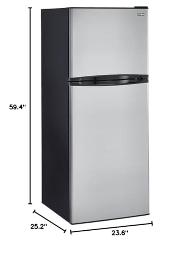 Haier HA10TG21SS 10 cu. ft. Top Mount Refrigerator, Stainless Steel