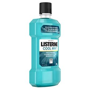 Listerine Antiseptic Mouthwash, Cool Mint 33.8 oz (Pack of 2)