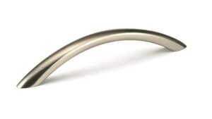 richelieu hardware bp16338195 concord collection 5 1/16-inch (128 mm) center-to-center brushed nickel modern arched cabinet and drawer pull handle for kitchen, bathroom, and furniture