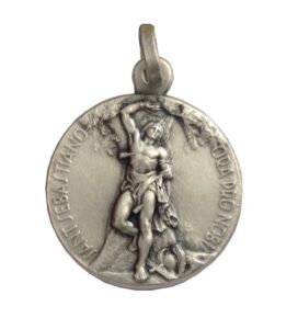 i g j saint sebastian medal - the patron saints medals