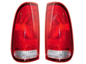 rareelectrical new tail light pair compatible with ford f250 f350 super duty 99-07 fo2801117 f85z 13404 ca f85z13405ca f85z-13405-ca f85z13404ca f85z-13404-ca fo2800117 f85z 13405 ca