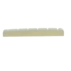 KAISH 43x3.5mm Flat Bottom Pure Cattle Bone Electric Guitar Nut for Strat Tele Guitars